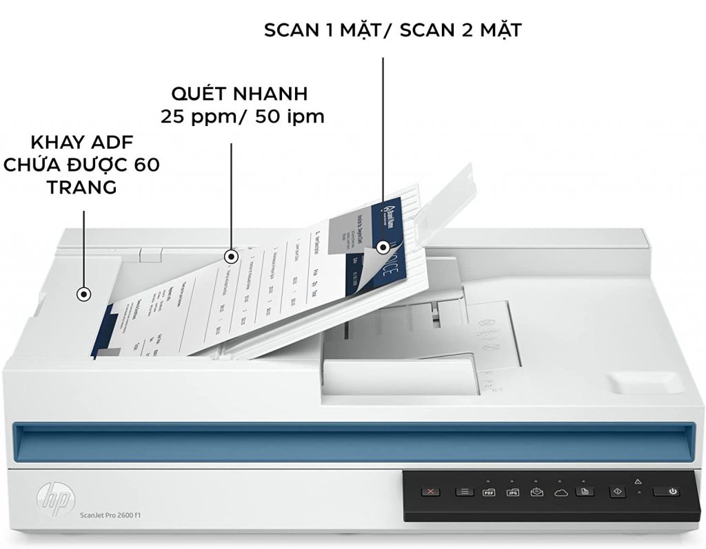 Máy Scan HP Scanjet 2600F1, máy in mực in chính hãng giá tốt