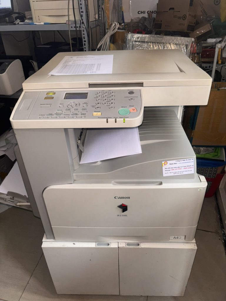 Máy photocopy Canon iR 2318L cũ, in, scan, photo khổ A3, A4, giá rẻ
